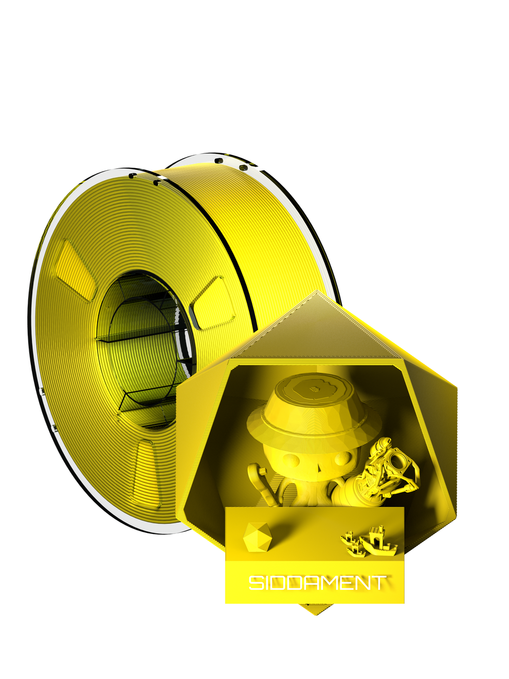Matte Golden Yellow PLA – SIDDAMENT