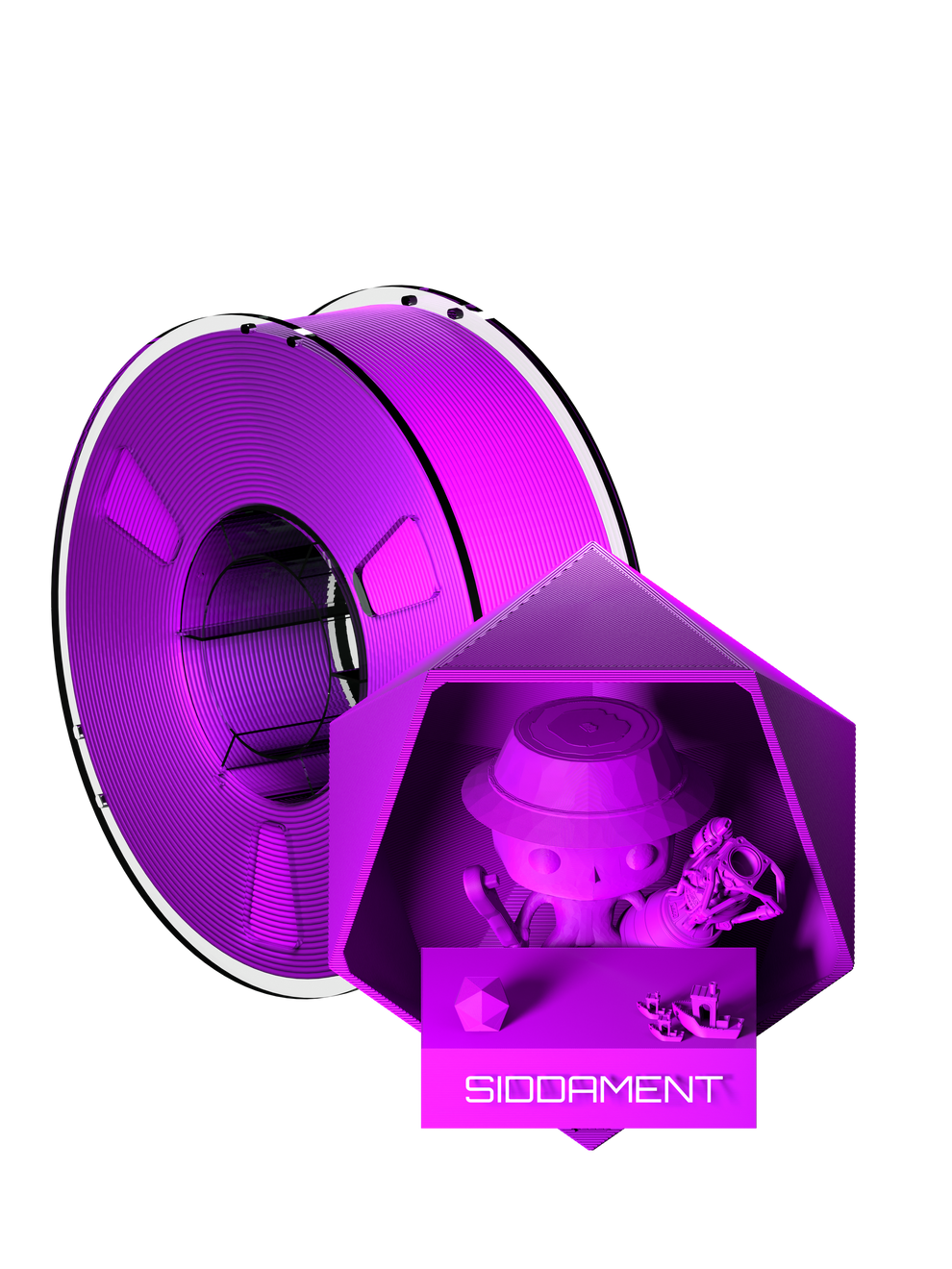 Matte Ultra Purple PLA – SIDDAMENT