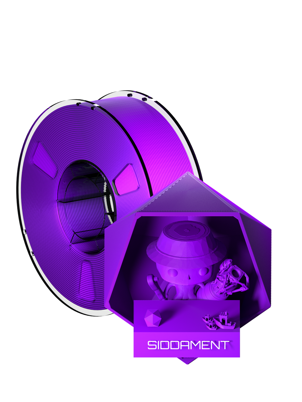 Matte Deep Violet PLA – SIDDAMENT