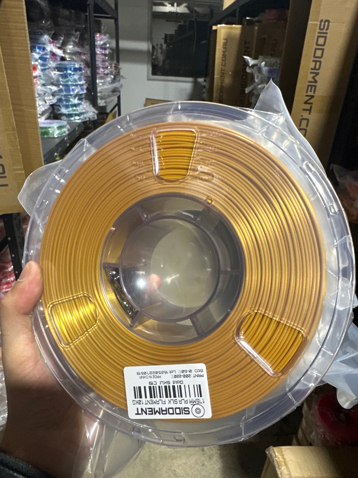 Silk Gold PLA | Siddament Australia – SIDDAMENT