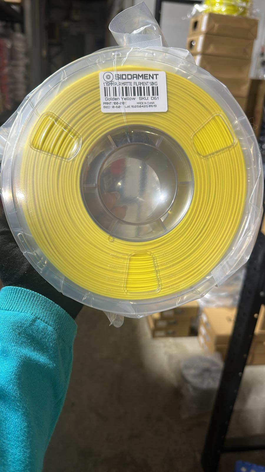 Matte Golden Yellow PLA – SIDDAMENT