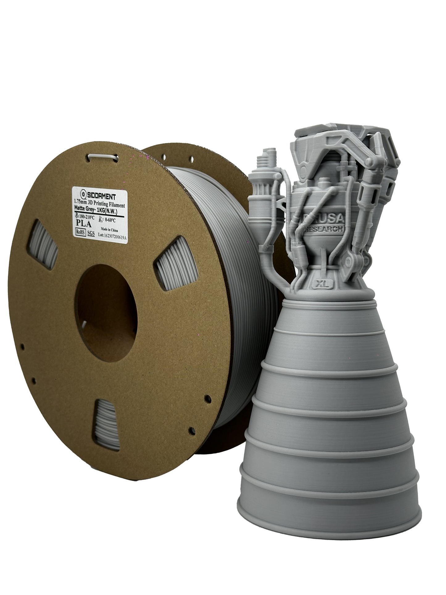 Matte Grey PLA 1.75mm 1kg 3D Printing Filament – SIDDAMENT