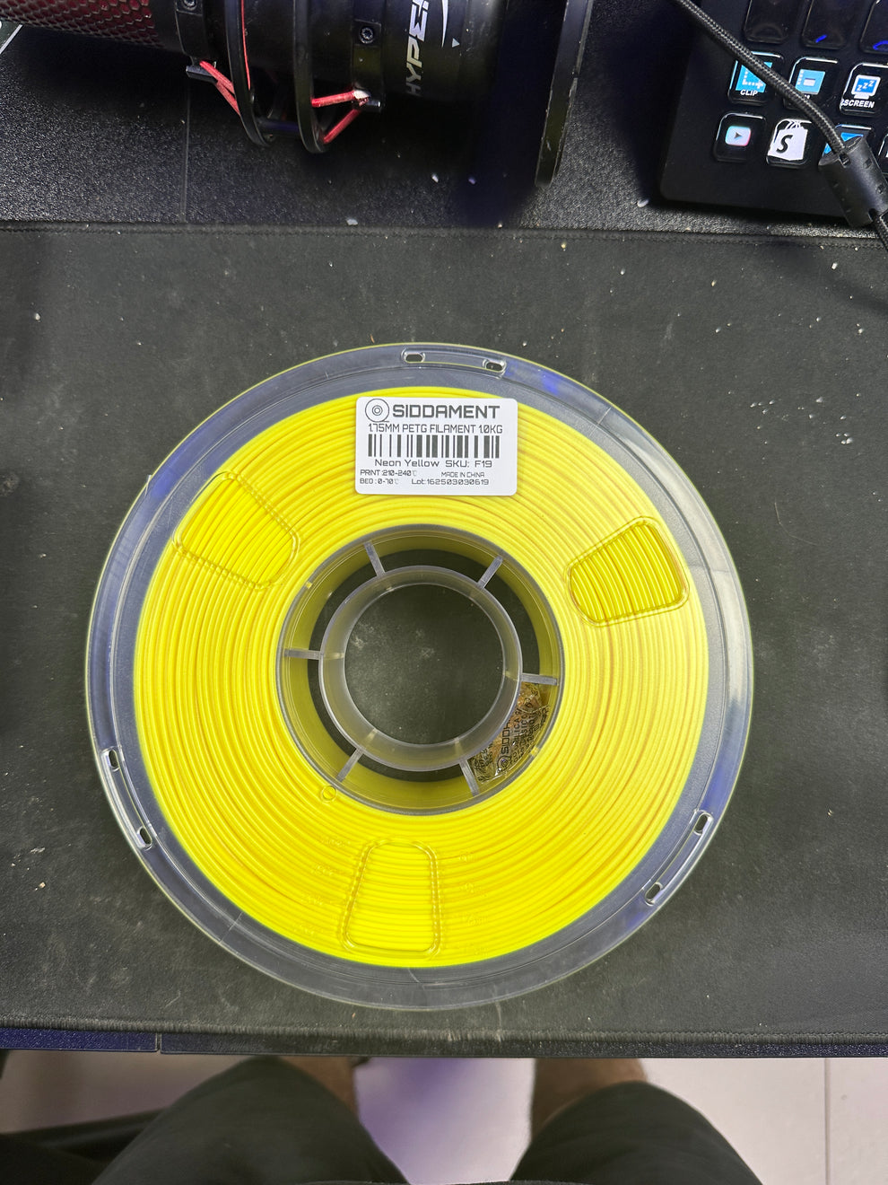 Neon Yellow PETG | Siddament Australia – SIDDAMENT