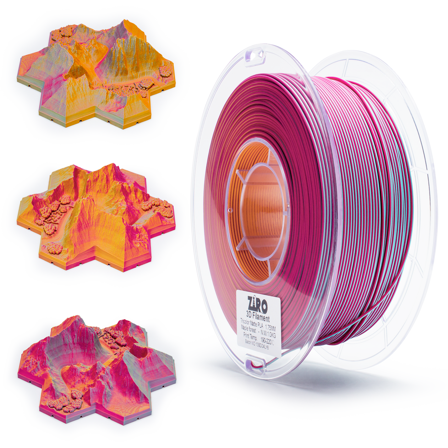 Maple Forest Tri Colour Matte PLA | Siddament Australia – SIDDAMENT