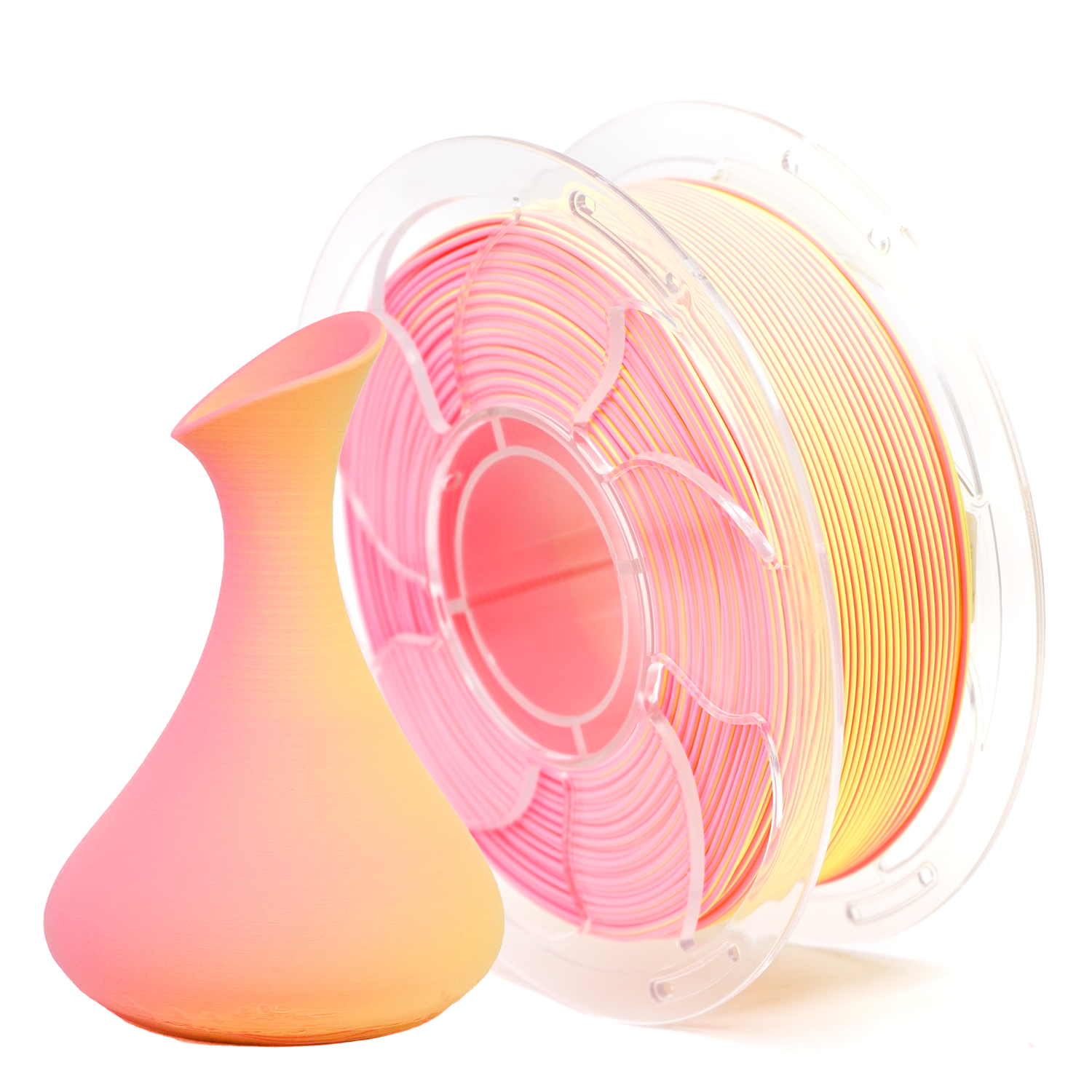 Matte Yellow/Pink Dual Colour PLA | Siddament Australia – SIDDAMENT