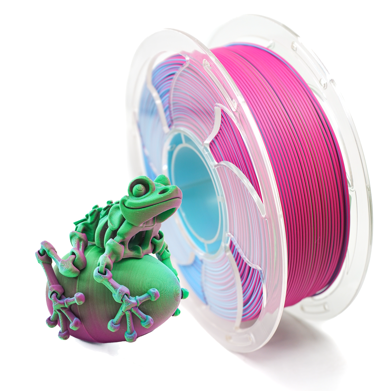 Matte Green/Sky Blue/Fuchsia Tri Colour PLA | Siddament Australia ...