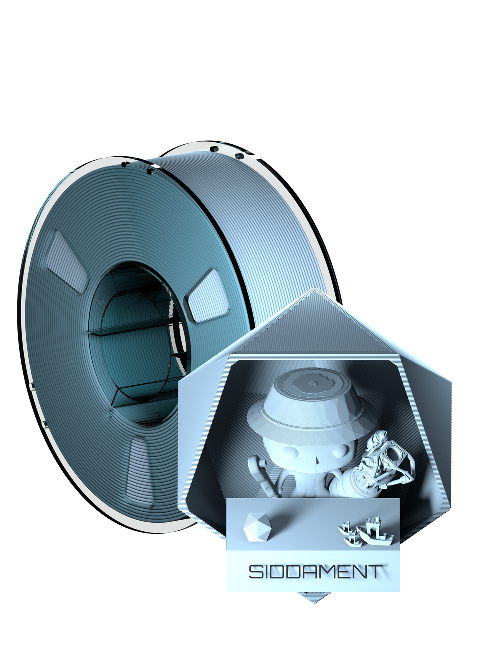 Matte Pastel Blue PLA – SIDDAMENT