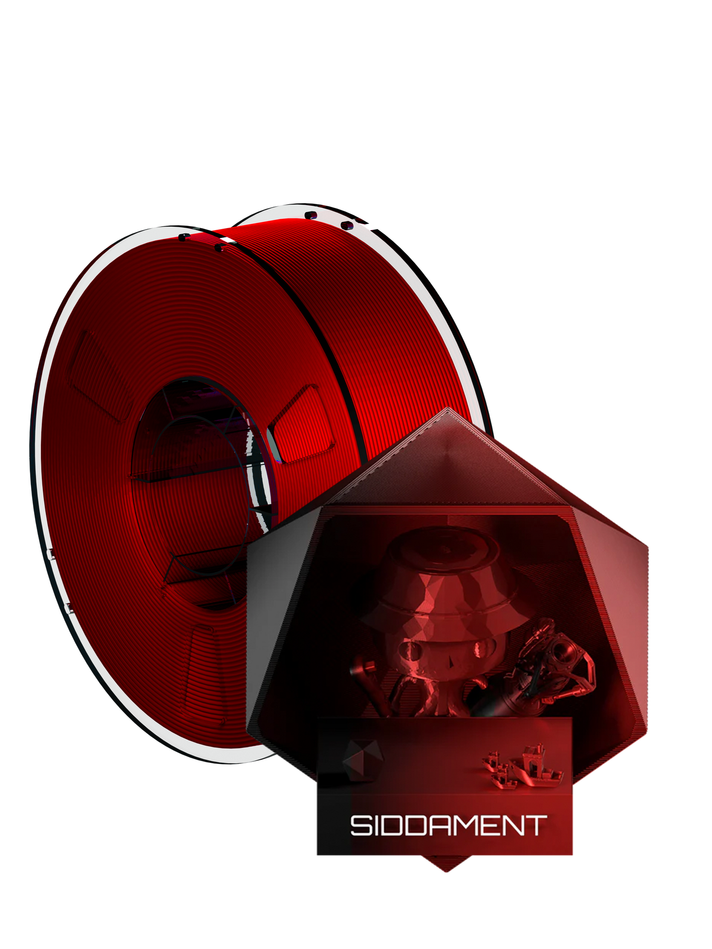 Dual Colour PLA Black/Red – SIDDAMENT