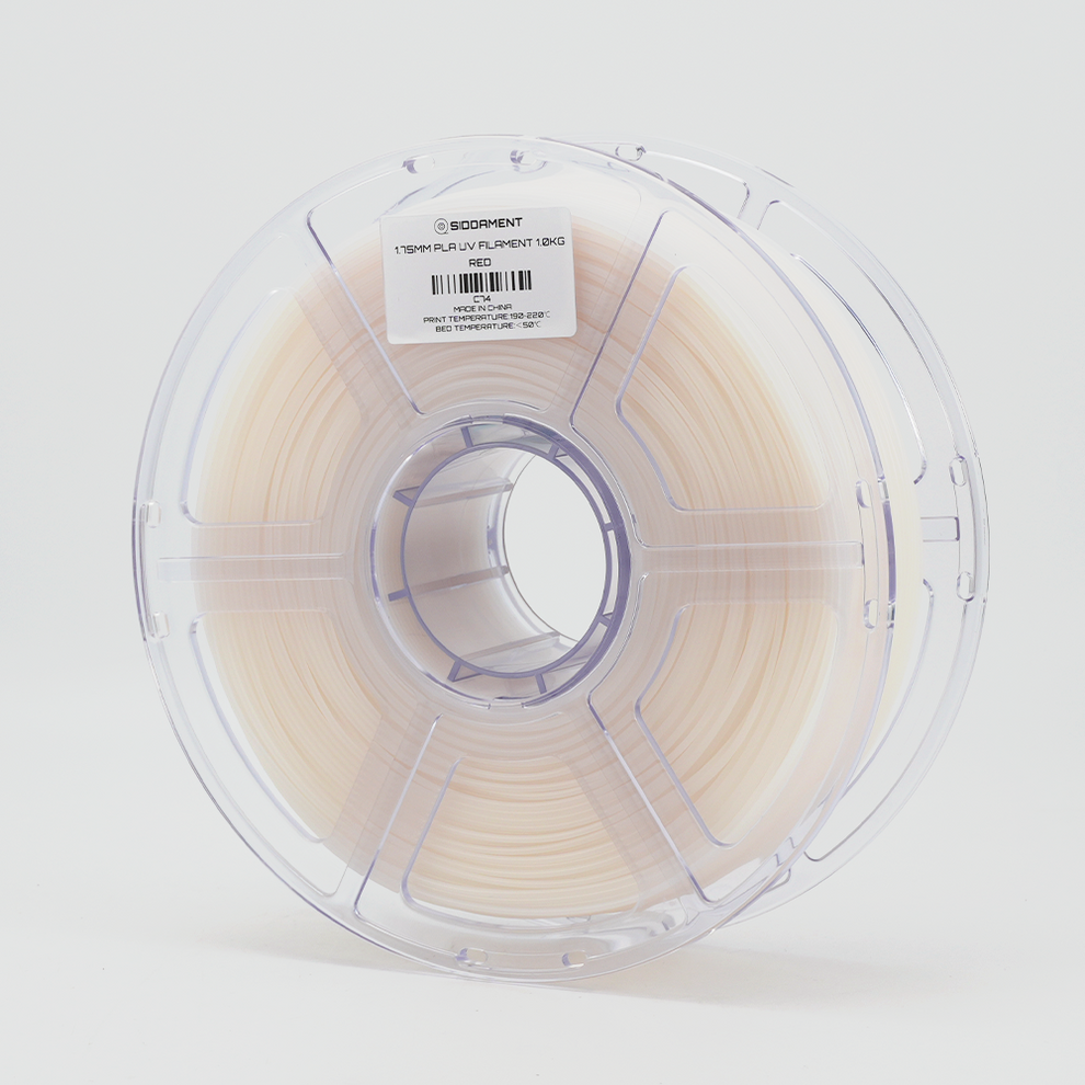 UV Red Colour Change PLA – SIDDAMENT