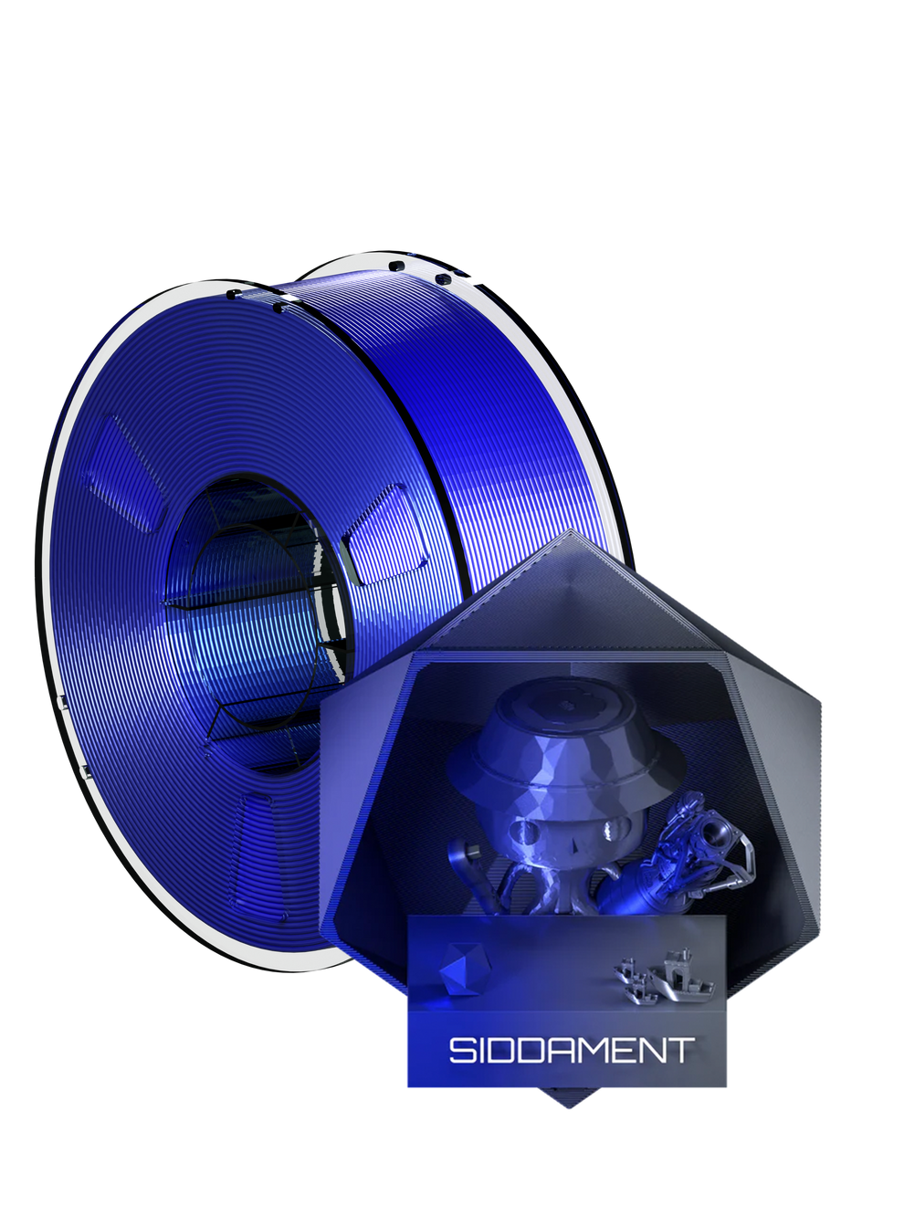 Dual Colour PLA Blue/Silver – SIDDAMENT